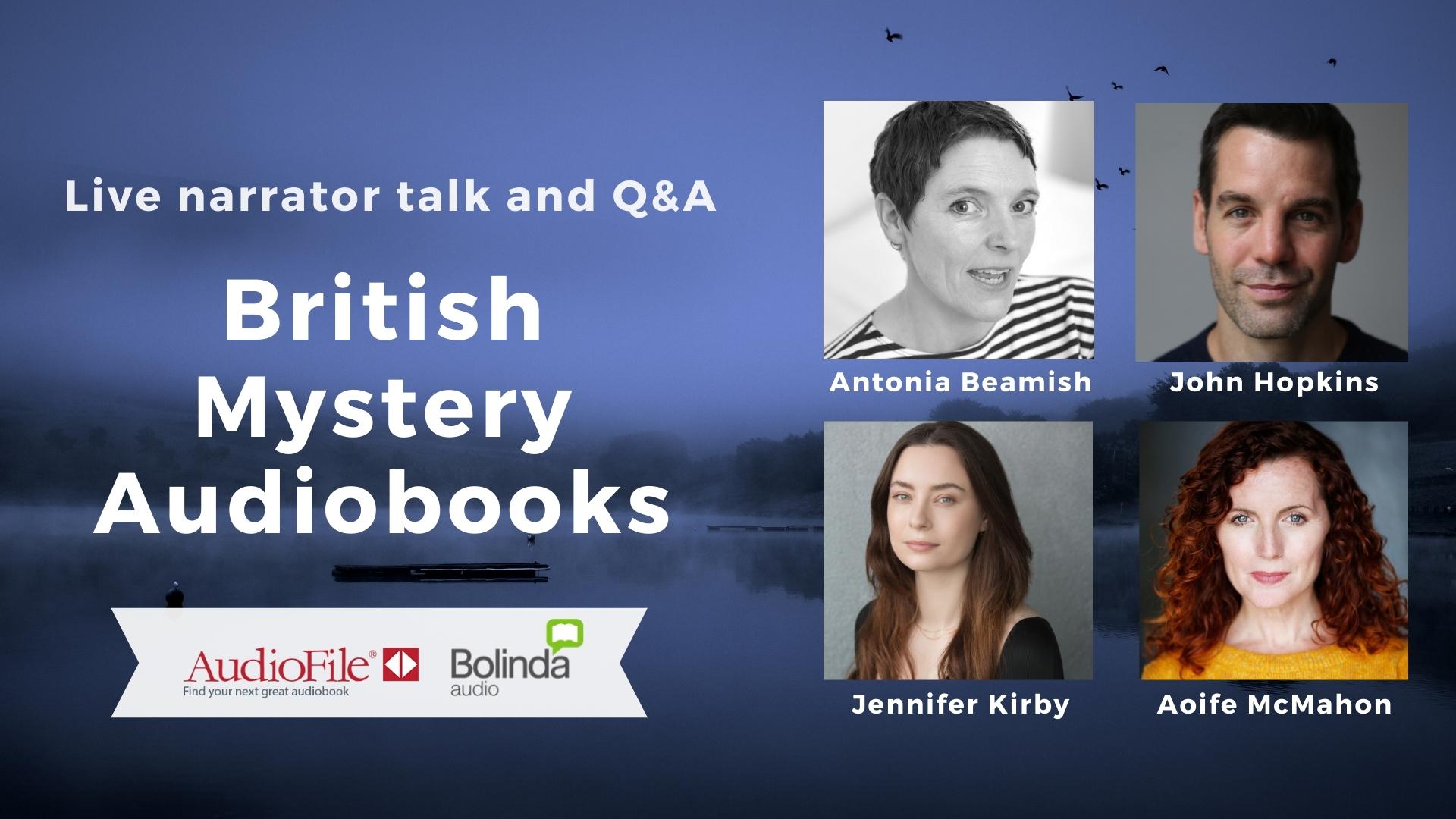 AudioFile Magazine - 4 Narrators Discuss British Mystery Audiobooks