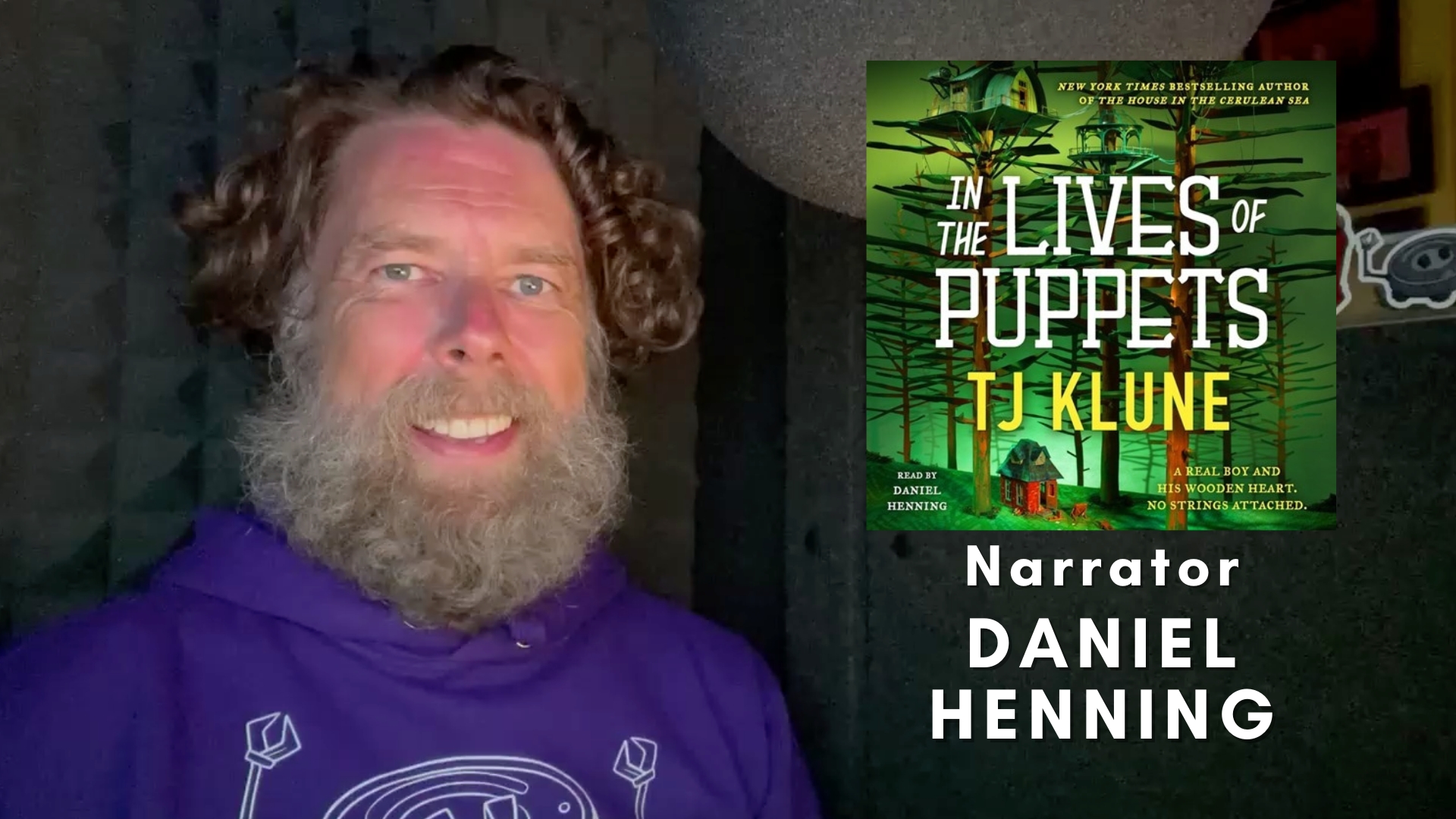 AudioFile Magazine - Narrator Daniel Henning on IN THE LIVES OF PUPPETS
