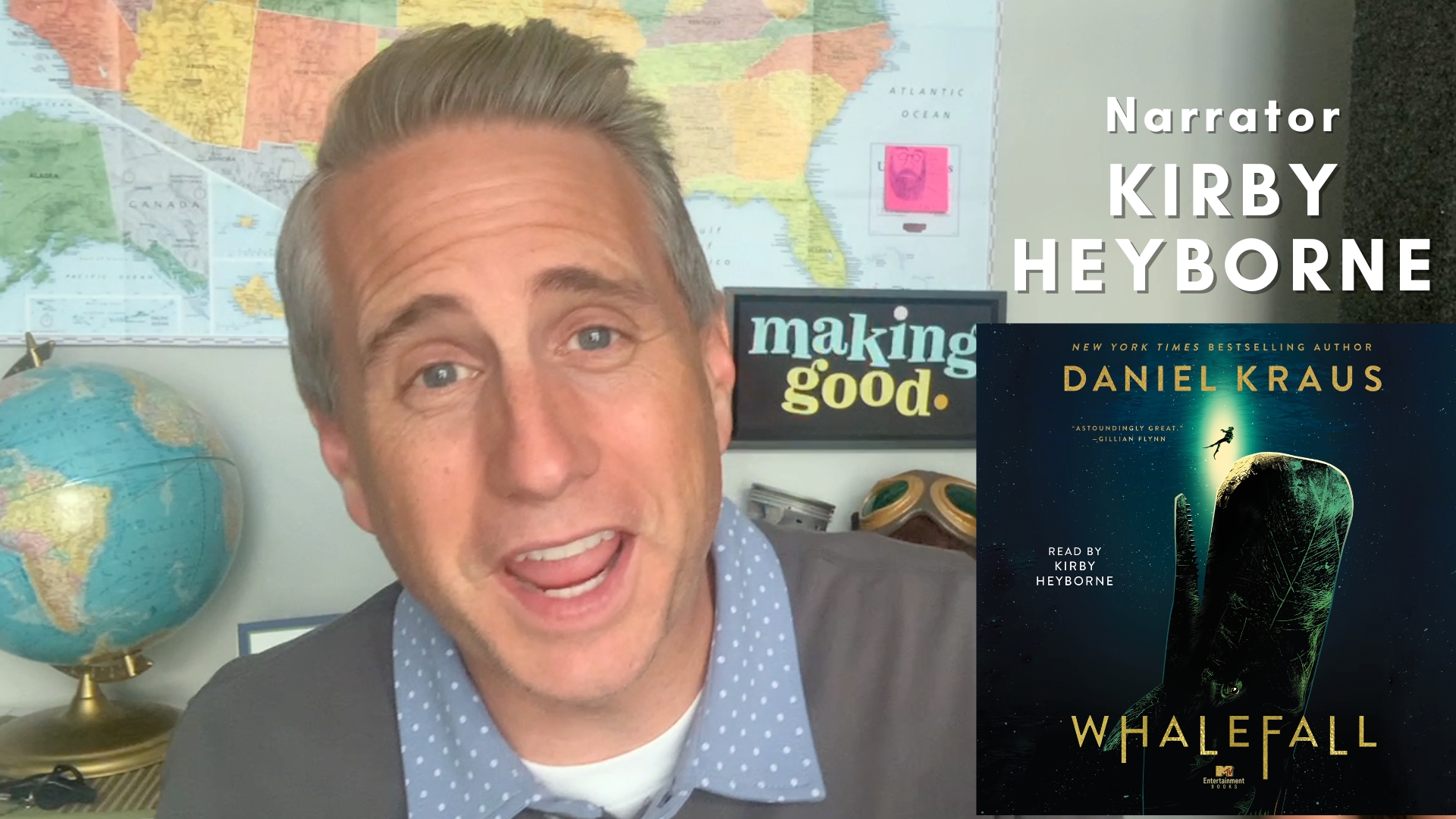 AudioFile Magazine - Narrator Kirby Heyborne on WHALEFALL