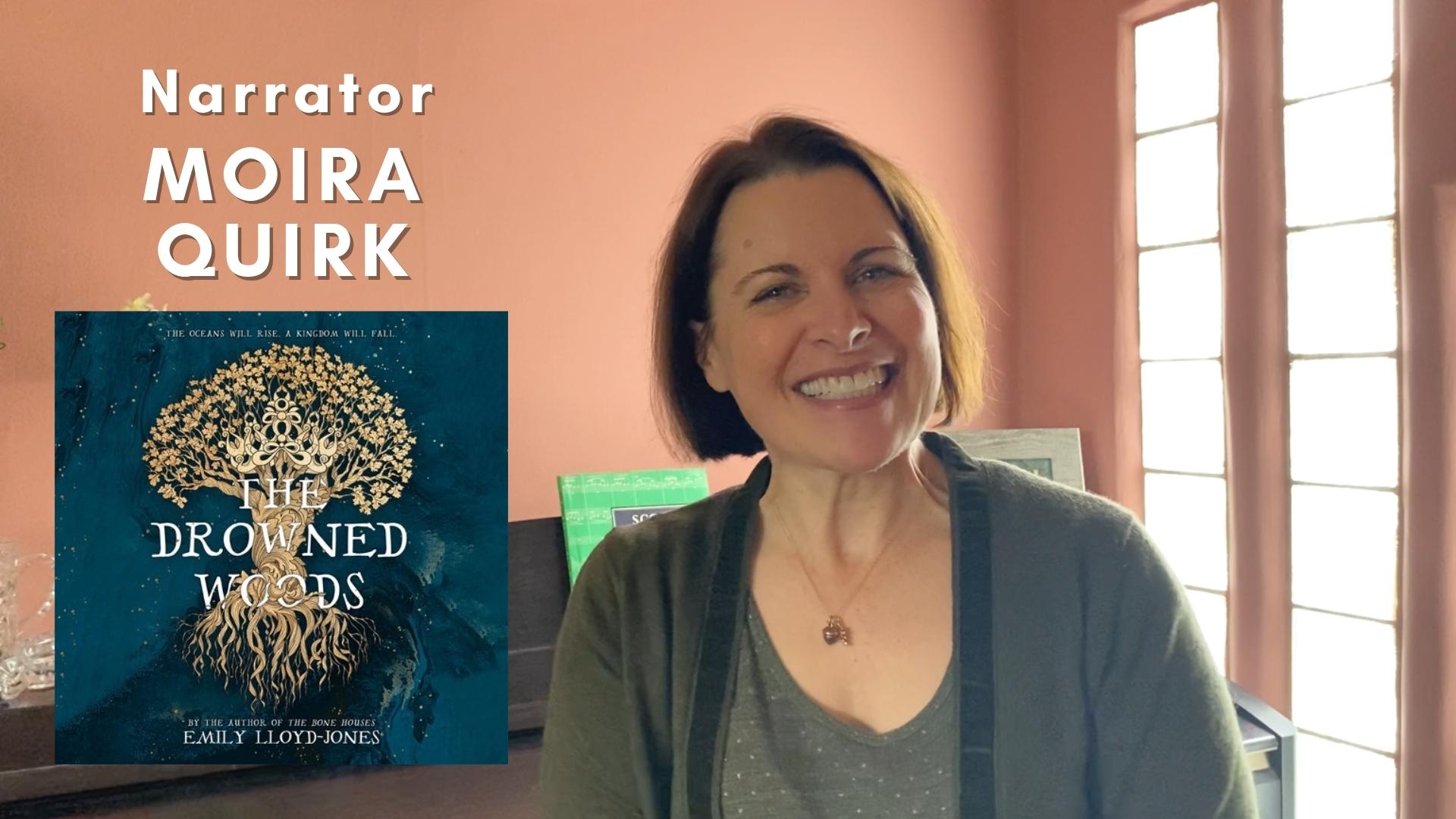 AudioFile Magazine - Narrator Moira Quirk on THE DROWNED WOODS